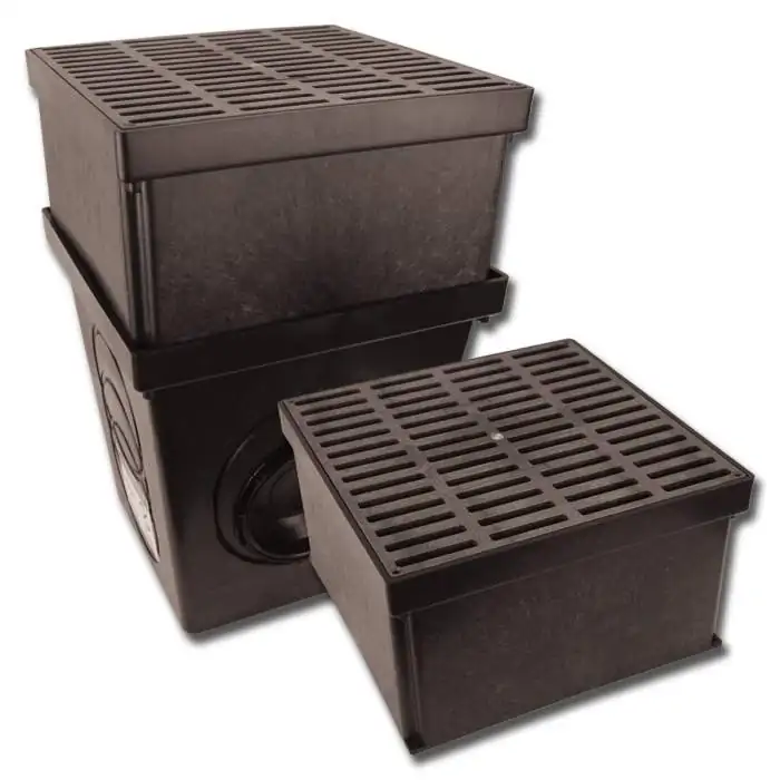 Drain Boxes With Grates Polylok 20" Grate For Risers Or D Box